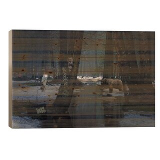 Clashing Colors Print On Wood by Jason Brueck - Multi-Color - Bed Bath ...