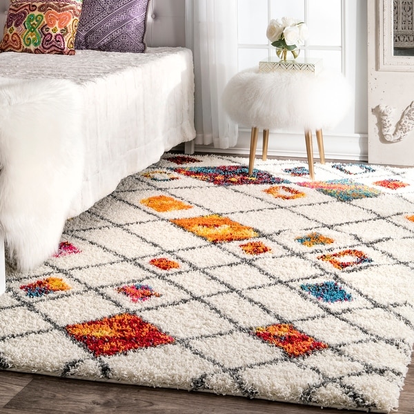 Nourison Moroccan Shag Plush Boho Area Rug - Bed Bath & Beyond - 16644853