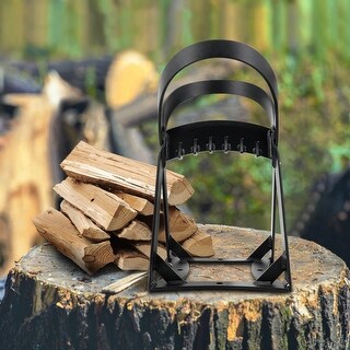 Lesly 8.89In Diameter Mouth High-Carbon Steel Black Wood Chipper - 9.60 ...