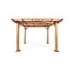 Doland Outdoor 12' x 10' Acacia Wood Pergola by Christopher Knight Home ...