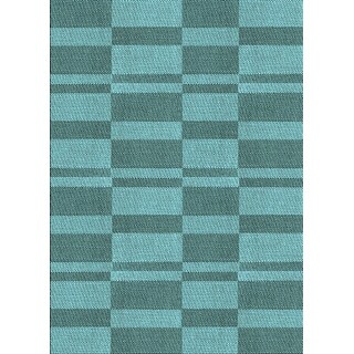Ahgly Company Machine Washable Transitional Turquoise Green Area Rugs ...