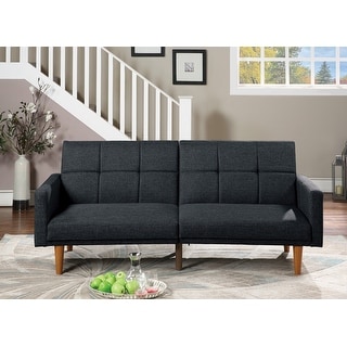 Poundex Adjustable Futon Sofa- Multi Position - Bed Bath & Beyond ...
