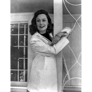 Geraldine Fitzgerald on Doctors Uniform smiling Photo Print - Bed Bath ...