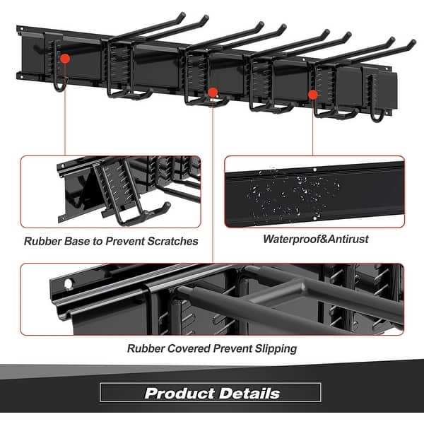 Sttoraboks Wall Mounted Garage Tool Storage Rack Garage Storage ...