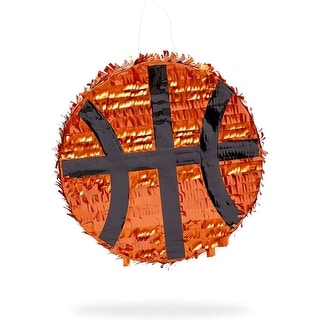 Small Basketball Pinata, Sports Party Decorations (13 x 13 x 3 In ...