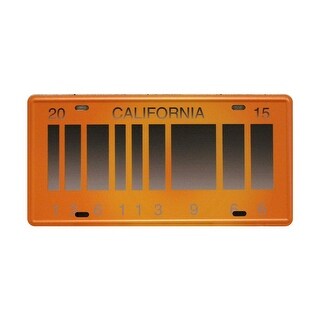 Back To The Future 2 Delorean California License Plate 12" x 6" - 12" X ...