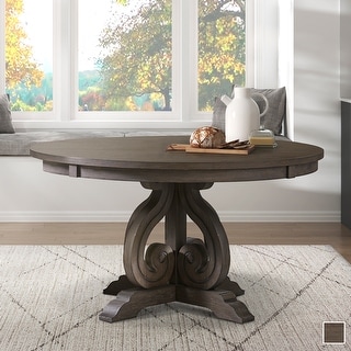 Welty Wood Round Dining Table - Bed Bath & Beyond - 31662322