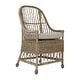 Bayside Curvilinear Rattan Cushioned Dining Chair by East at Main ...