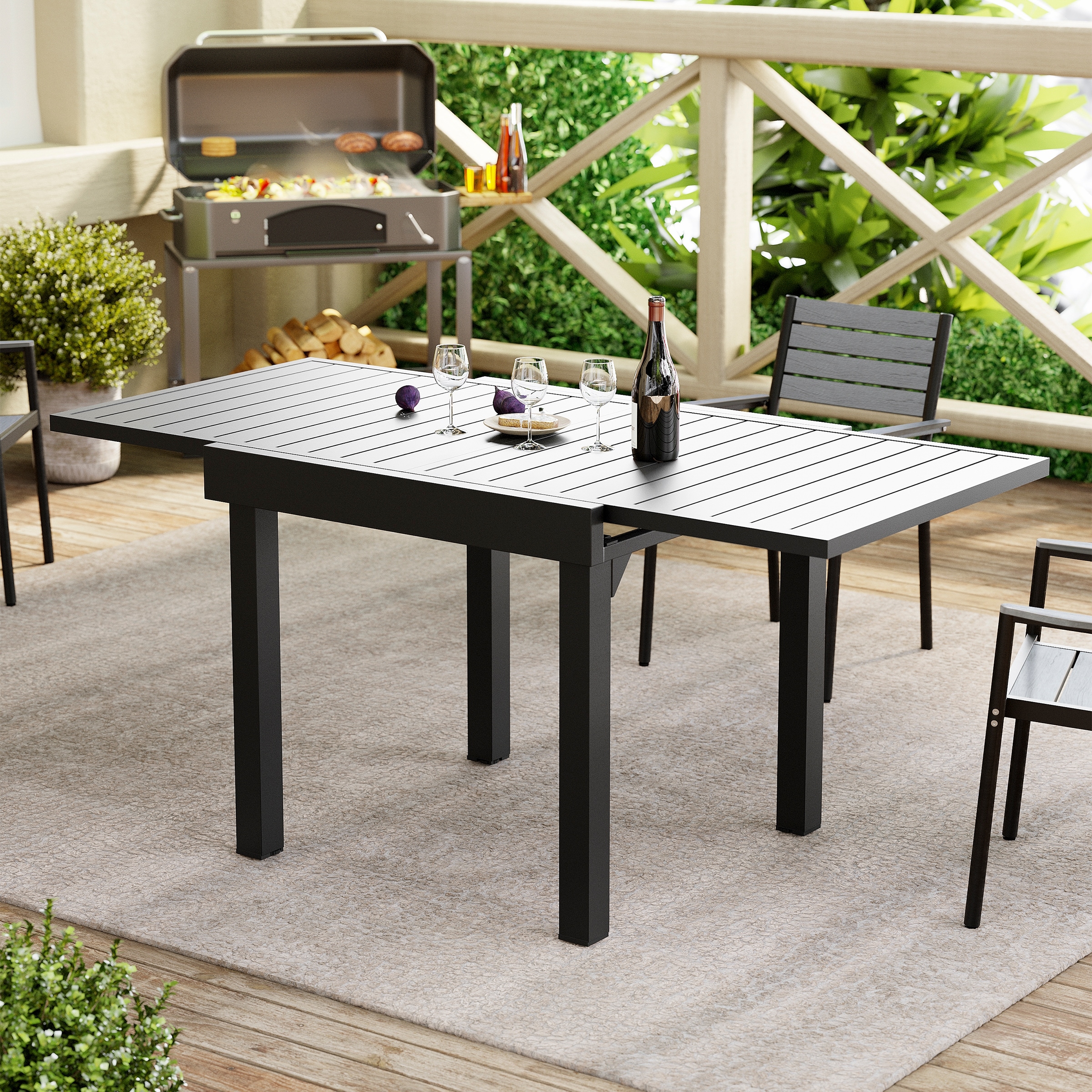 Pelham bay expandable dining table store