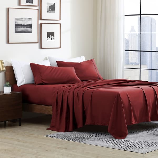 red bed sheets double