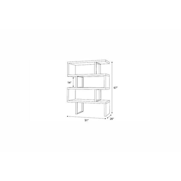 Pearl Bookcase in Glossy White - Bed Bath & Beyond - 5016593