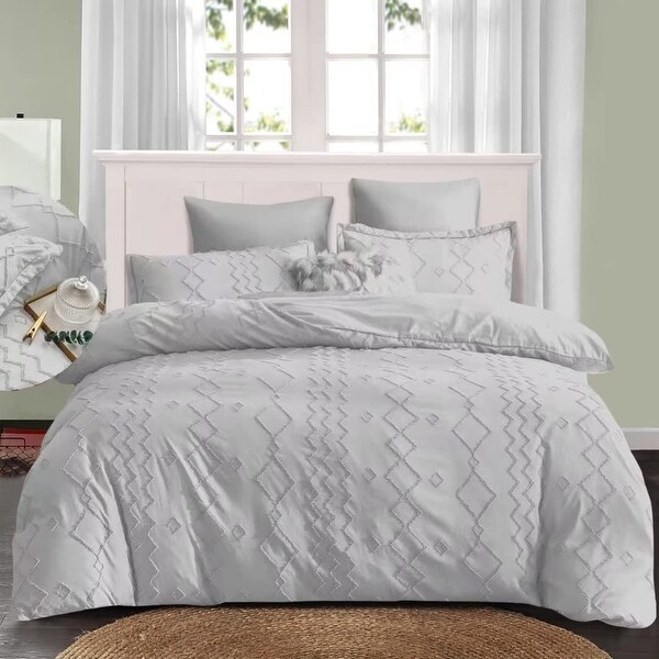 Shatex Tufted Comforters Bedding Set - On Sale - Bed Bath & Beyond ...