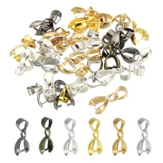 Pendant Bail Clips, 30Pcs Metal Pendant Clasp Buckle Multicolored - Bed ...