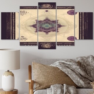 Designart "Spirit Invocation Vintage Mandala II" Christianism ...