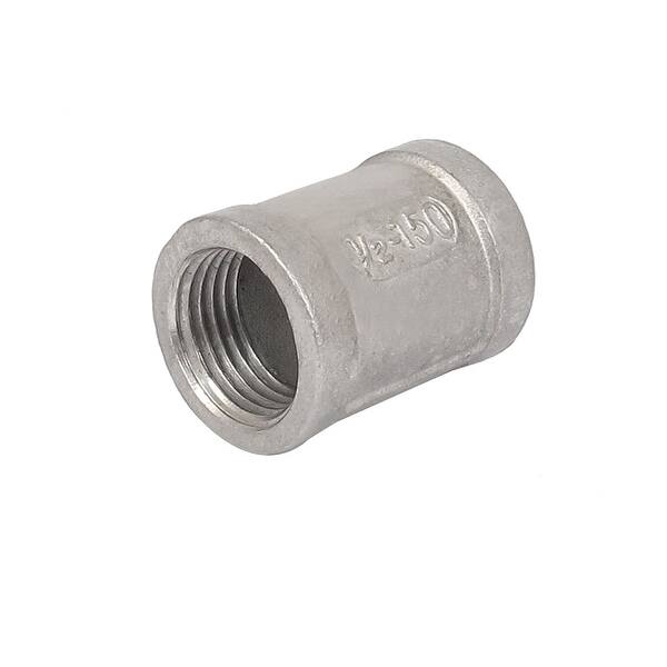 1/2BSP Female Threaded Stainless Steel Pipe Coupling Fitting Connector ...