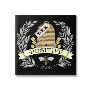 Stupell Bee Positive Vintage Hive Canvas Wall Art by Deb Strain - Bed ...