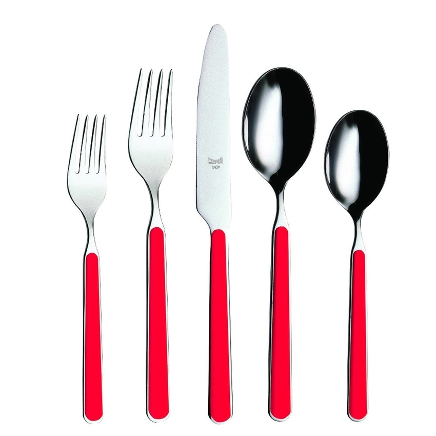 Stainless Steel, Red Handle Flatware Sets - Bed Bath & Beyond