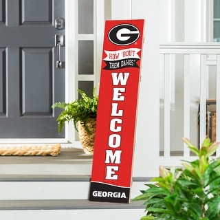 47" Porch Leaner Welcome Wall Sign, University of Georgia - Bed Bath ...
