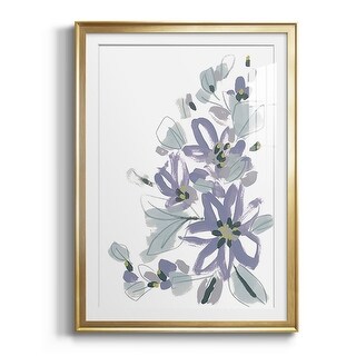 Periwinkle Patch IV Premium Framed Print - Ready to Hang - Bed Bath ...