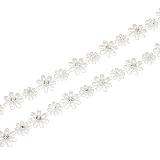 ,Pearl and Rhinestone Beaded Chain Trim Pearl for Dress Decoration,DIY ...