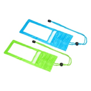 2 Pcs Waterproof Bags for Swimming Pool Storage Cases, Blue & Green ...