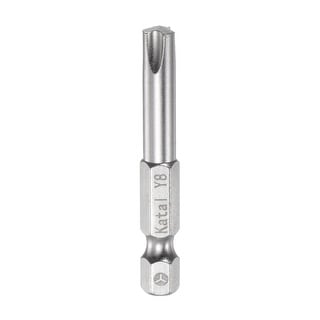 Y8 Magnetic Tri-point Y Type Screwdriver Bit 1/4" Hex Shank 2" Length ...