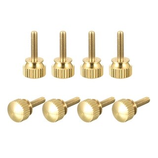 8Pcs Knurled Thumb Screws, M3x12mm Brass Shoulder Bolts Stepped Grip ...