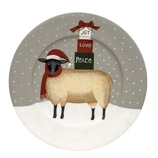 Farm Animal Winter Plate 3 Asstd. - Multi - Bed Bath & Beyond - 32399173