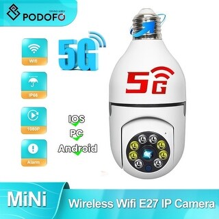 NEW HD 1080P 360° Rotate Auto Tracking Panoramic Camera Light Bulb ...