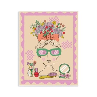 Stupell Makeup & Fashion Boudoir Wall Plaque Art Design By Lisa Perry ...