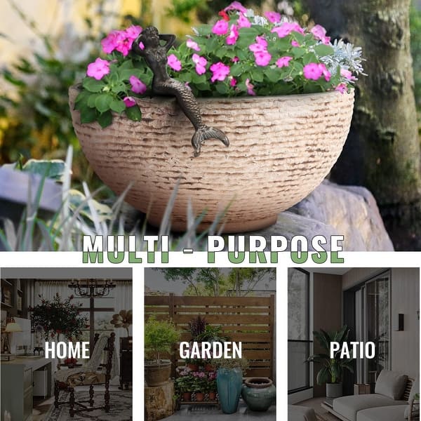 marble texture flower pot