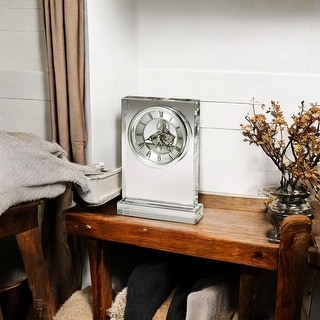 Howard Miller Brighton Transitional Classic Statement Table Clock with ...