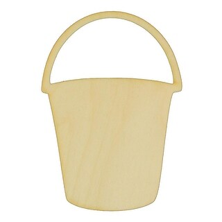 1 Pc, 14" x 18" x 1/8" Baltic Birch Plywood Beach Pail Wood Cutout ...