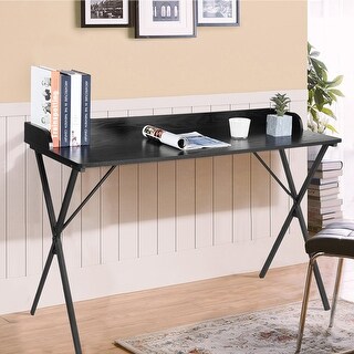 Modern Simple Writing Desk with Metal Legs - Bed Bath & Beyond - 37766494