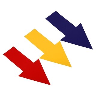 24Pcs Directional Arrow Sticker, 12" Arrow Removable Adhesive Decals ...