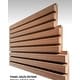 Industry Tile Luxe Acoustic Delphi Oak 3D Slat Panel Wall Profile - MDF ...
