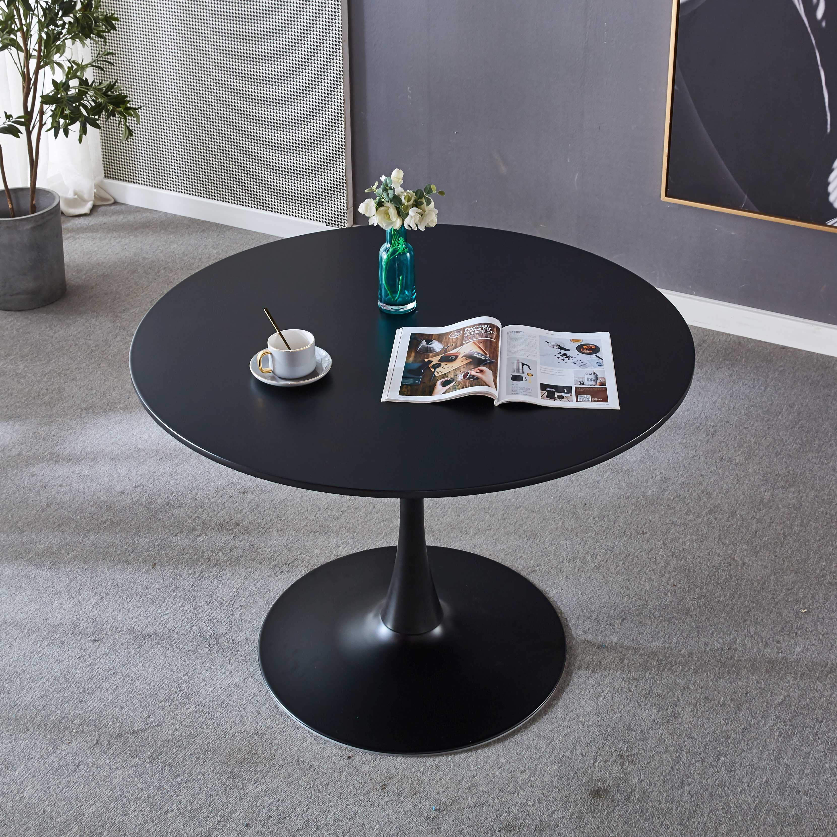Black tulip table store