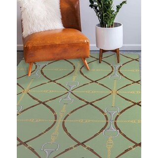 BRIDAL & BITS CRISS CROSS Area Rug By Kavka Designs - Bed Bath & Beyond ...
