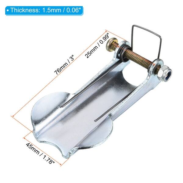 3 Inch Hook Safety Latch Kit, 2 Pack Metal Towing Hitch Replacement ...