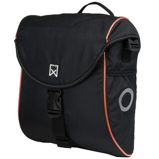 Willex Bicycle Pannier 300 S 12 L Black And Red - Bed Bath & Beyond ...