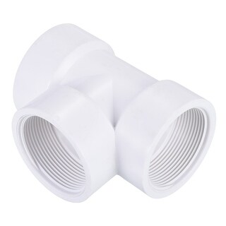 UPVC Pipe Fitting 2PT Female Thread Tee Socket Hose Connector White ...