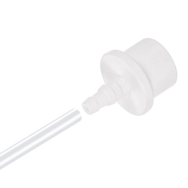 PVC Straight Hose Pipe Fitting 5.3x7.8mm Barbed x 20mm OD Spigot White ...