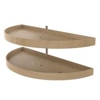 Rev-a-Shelf 38" Lazy Susan Half-Moon Shaped 2-Shelf Turner, 4WLS882-38 ...