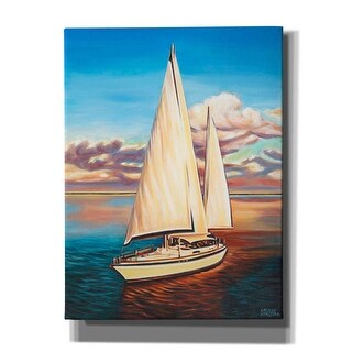 Epic Graffiti 'Sunset Cruise I' by Carolee Vitaletti, Canvas Wall Art ...