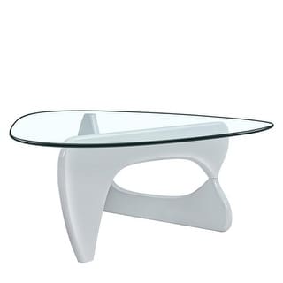 White Home Modern Triangle Coffee Table - Bed Bath & Beyond - 36792804
