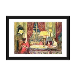 iCanvas "Lamp-Lit Interior With Figures" by Pierre Bonnard - Bed Bath ...