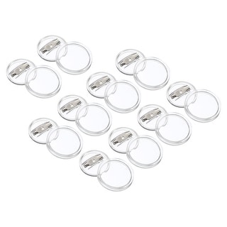 Acrylic Button Pin Badge, 20 Set Round Pin Blank Buttons Badges Kit ...