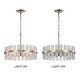 Casandra 6-light Drum Glass Strip Chandelier - Bed Bath & Beyond - 36050985