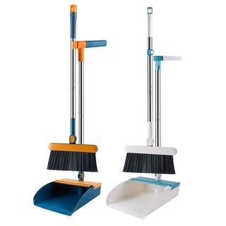 Foldable Broom and Dustpan Set - Upright Combo - Bed Bath & Beyond ...