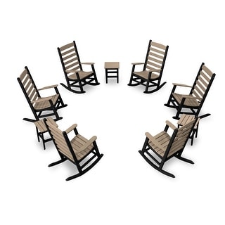DUROGREEN® Savanna Rocker Patio Set 6 Pack - White - Bed Bath & Beyond ...